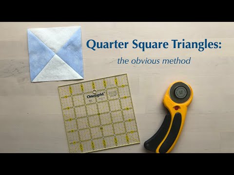 Quarter Square Triangles: the most obvious method | Epida Studio