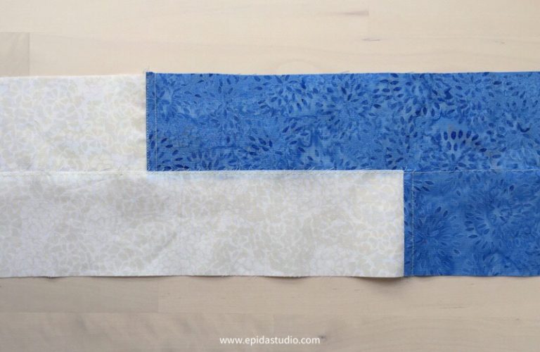 modern pojagi patchwork reversible seam tutorial