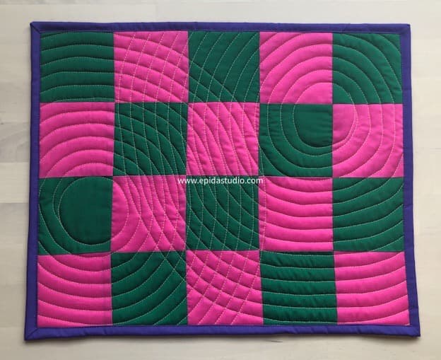 Simple Quilting with Spirals | Epida Studio