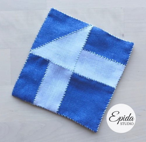Hand-stitched Pojagi Coaster Tutorial | Epida Studio