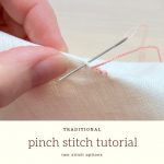 Pinch stitch tutorial | Epida Studio