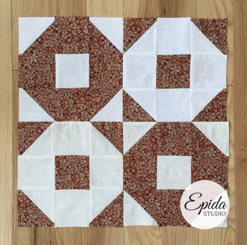 Donut Quilt Block tutorial | Epida Studio