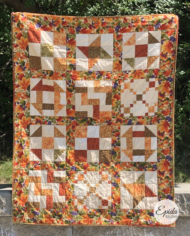 Getting started with the Nine Patch Sampler Quilt | Epida Studio