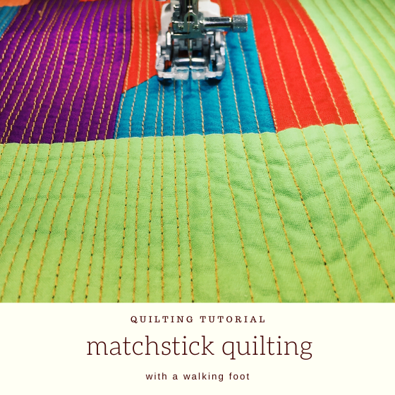 How to quilt it - matchstick quilting | Epida Studio