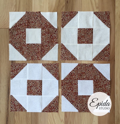 Donut Quilt Block tutorial | Epida Studio