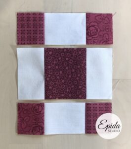 Double Nine Patch Quilt Block Tutorial | Epida Studio