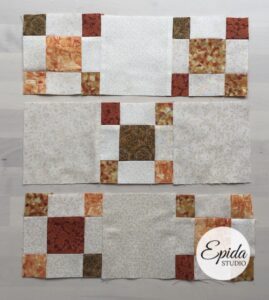 Double Nine Patch Quilt Block Tutorial | Epida Studio