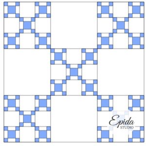 Double Nine Patch Quilt Block Tutorial | Epida Studio