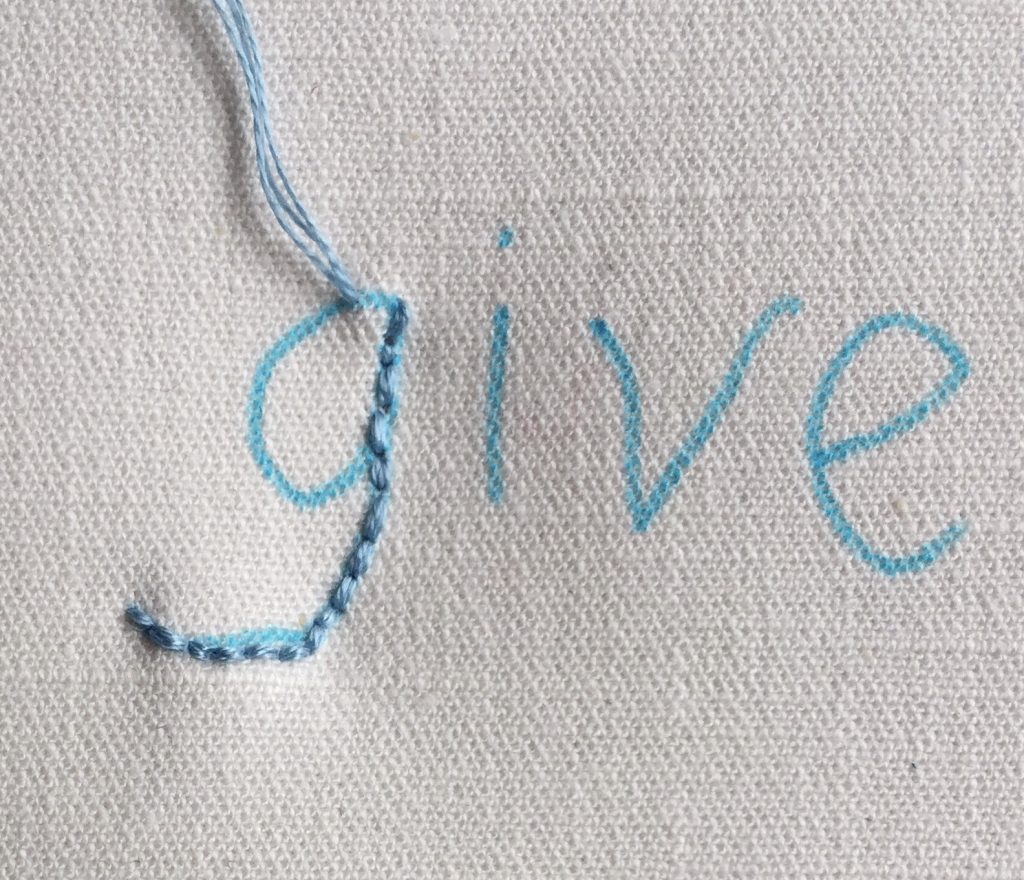 learn how to do lettering on any embroidery project with this tutorial