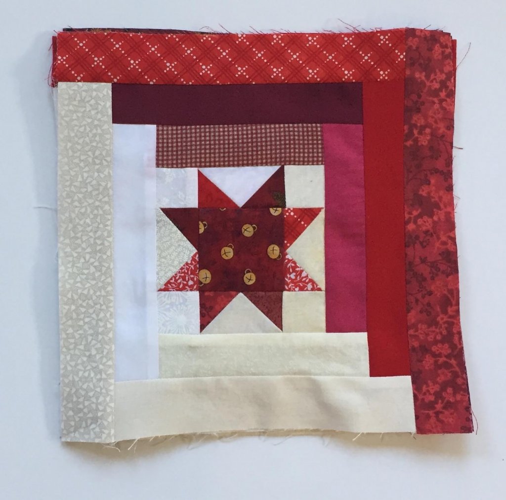 Star in the Cabin Quilt Block Tutorial | Epida Studio