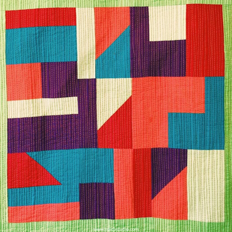Pojagi Inspiration Quilt Pattern | Epida Studio