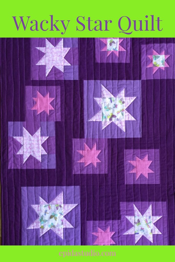 Wacky Star Quilt Block Tutorial in 3 Sizes | Epida Studio