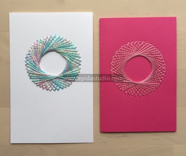 Embroidered Cards for Christmas and more | Epida Studio