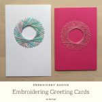 Embroidered Greeting Card Tutorial | Epida Studio