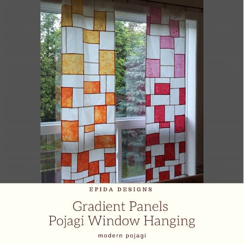Gradient Pojagi Panel Pattern | Epida Studio