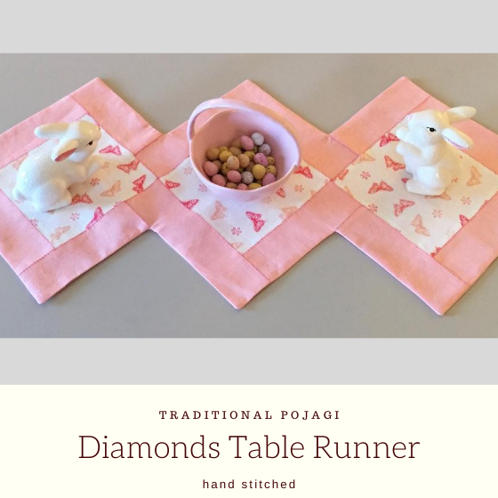 Diamonds Table Runner Pattern | Epida Studio
