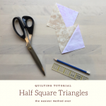 half-square triangle tutorial featuring the easiest method for this ...