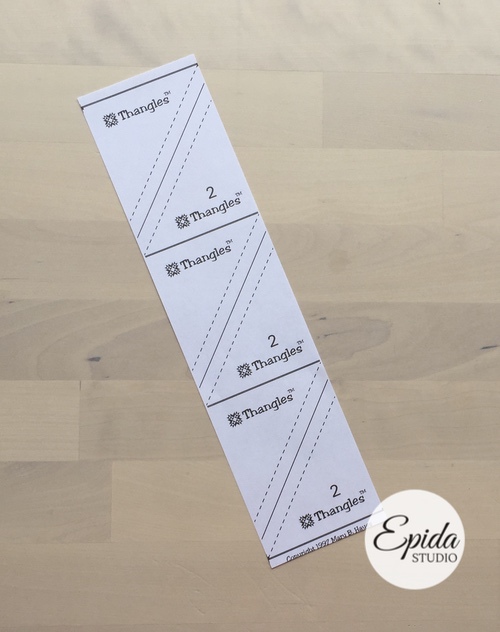 paper piecing half square triangles the quick and easy way