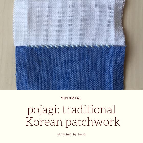 Pojagi Edge Stitch Tutorial | Epida Studio