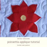 Poinsettia Chain Table Runner | Epida Studio