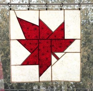 Fall Modern Pojagi Window Hanging Pattern | Epida Studio