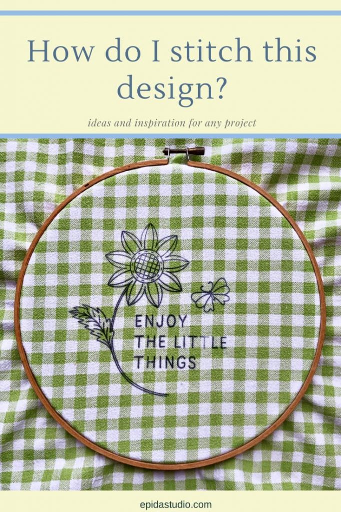How do I stitch this design? | Epida Studio