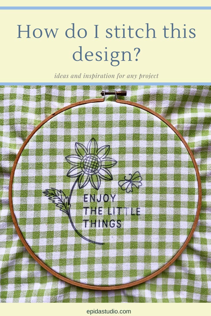 How do I stitch this design? | Epida Studio
