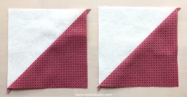 Quarter Square Triangles: the most popular method | Epida Studio