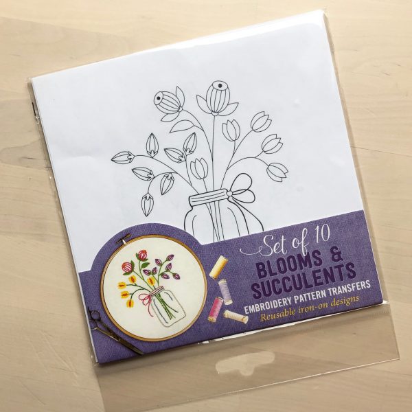 How to stitch with embroidery transfers | Epida Studio