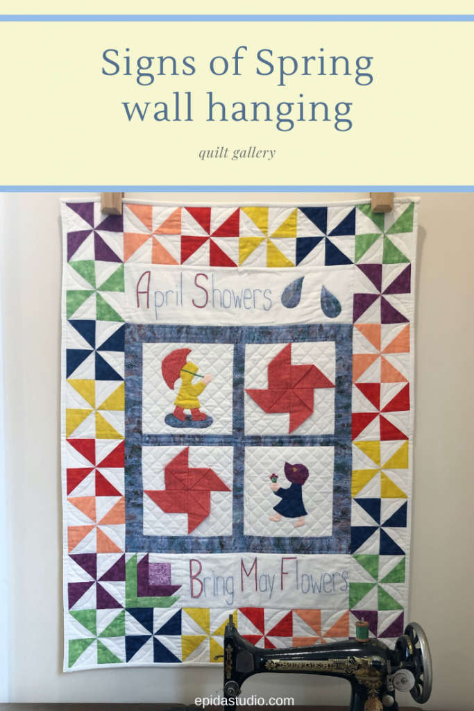 Signs of Spring Wallhanging | Epida Studio
