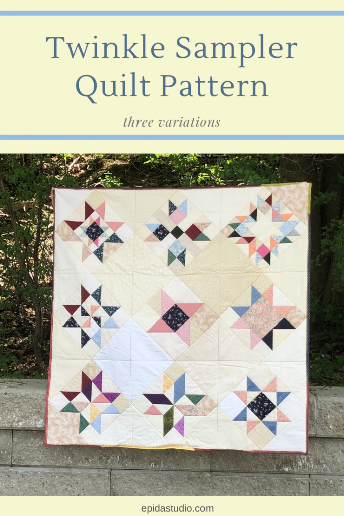 Twinkle Sampler Quilt Pattern | Epida Studio