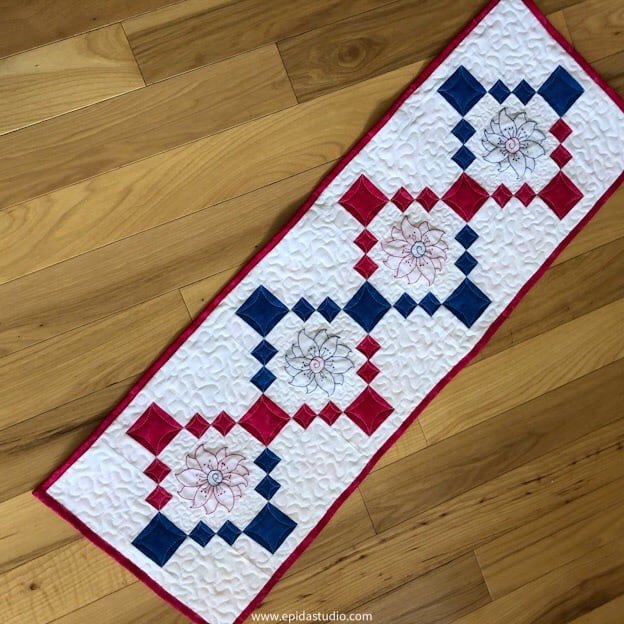 Fill in the Blanks Jr. Table Runner Pattern | Epida Studio