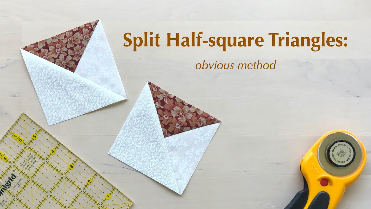 Split Half-Square Triangles: the most obvious method | epida studio