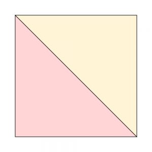 making half-square triangle units with diagonal lines