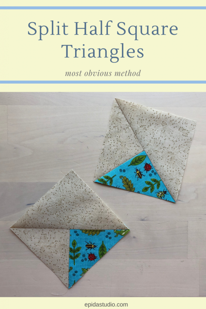 Split Half-Square Triangles: the most obvious method | Epida Studio
