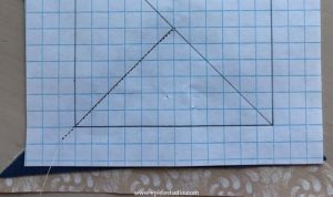 Split Half-Square Triangles: Paper Piecing | Epida Studio