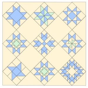 Twinkle Sampler Quilt Pattern | Epida Studio