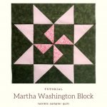 Martha Washington Star quilt block | Epida Studio