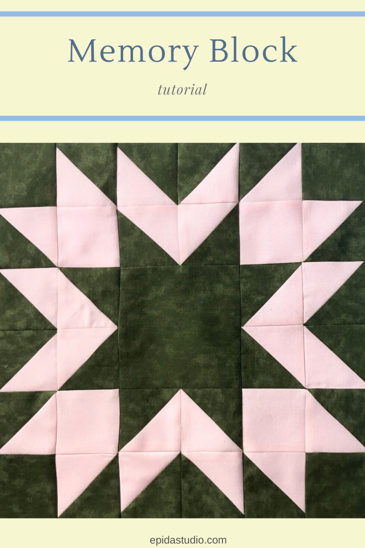 Memory quilt block tutorial | Epida Studio