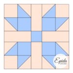 Algonquin Charm quilt block tutorial | Epida Studio