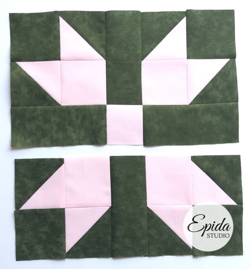 Algonquin Charm quilt block tutorial | Epida Studio