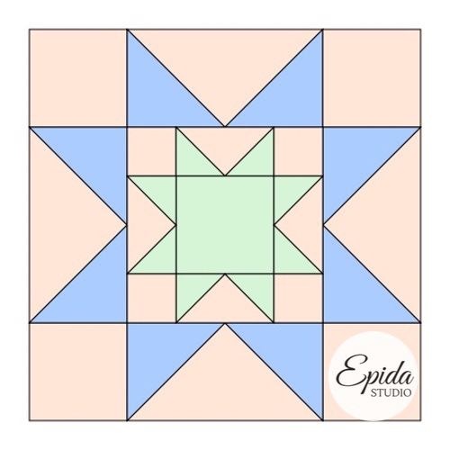 Double Star Quilt Pattern
