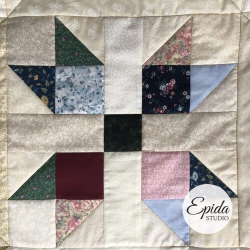 Algonquin Charm quilt block tutorial | Epida Studio