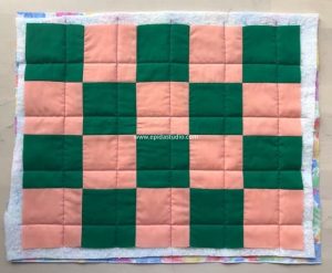 Simple Quilting with straight vertical lines | Epida Studio
