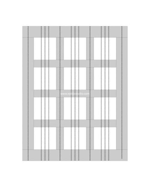 Simple Quilting with straight vertical lines | Epida Studio