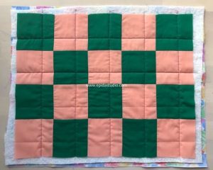 Simple Quilting with straight vertical lines | Epida Studio