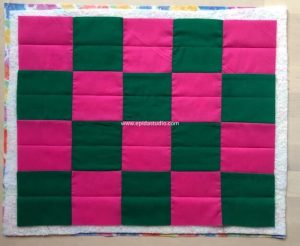 Simple Quilting with Wavy Vertical Lines | Epida Studio