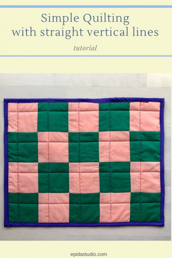 Straight Vertical Line Pattern