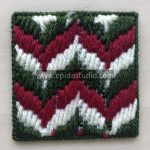 Flame Bargello Stitching | Epida Studio