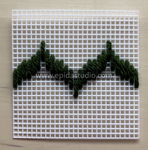 Flame Bargello Stitching | Epida Studio